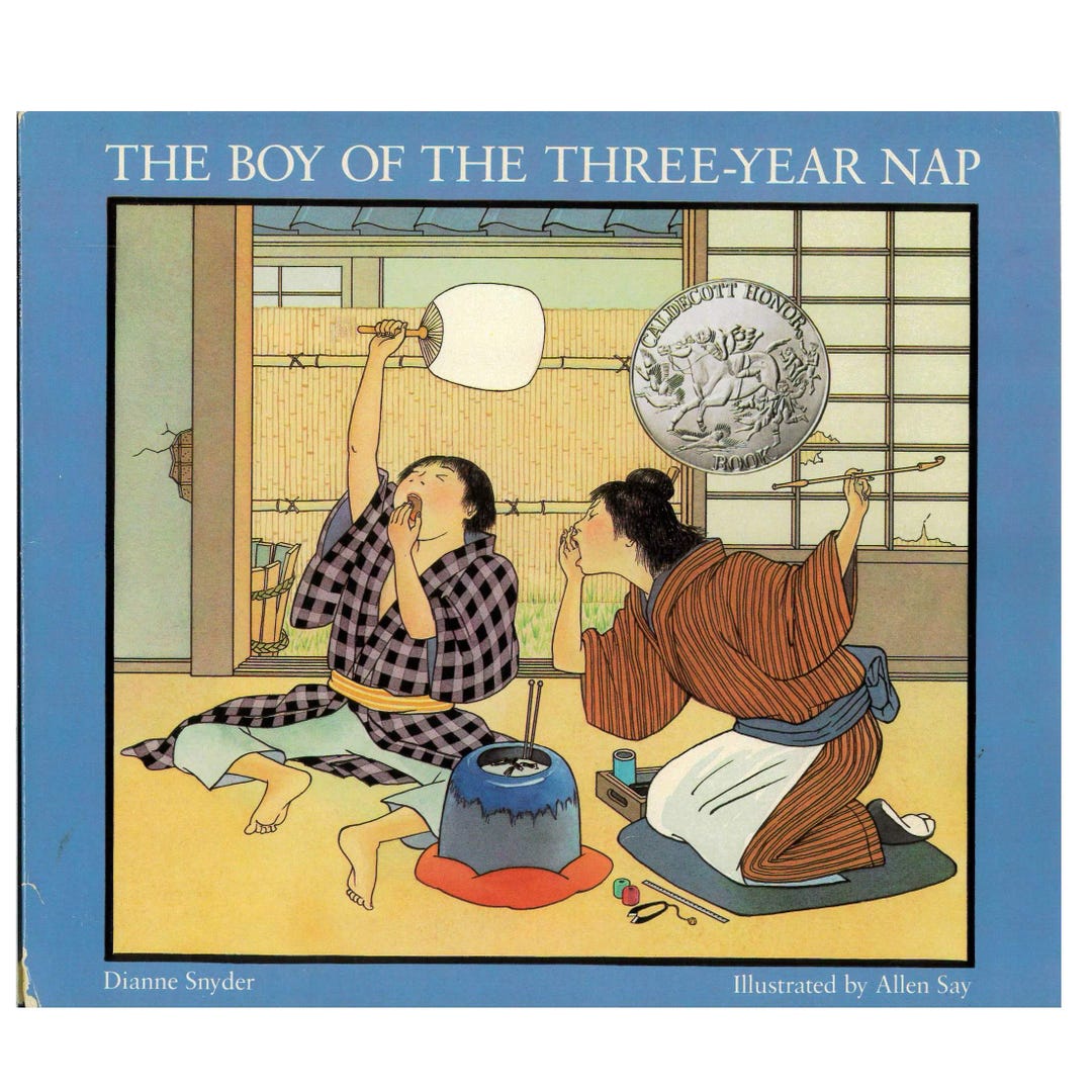 Vintage Japanese Folk Tale Caldecott Honor Childrens Picture Book the ...