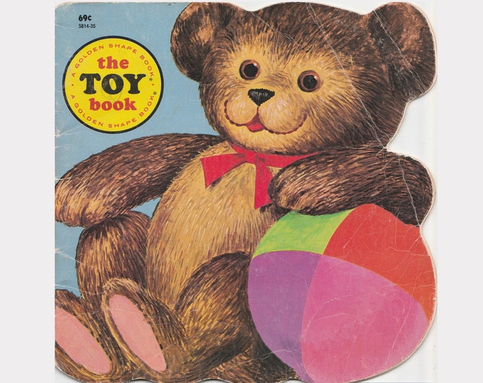Vintage 1980s Golden Shape Book Childrens Picture Book the Toy Book ...