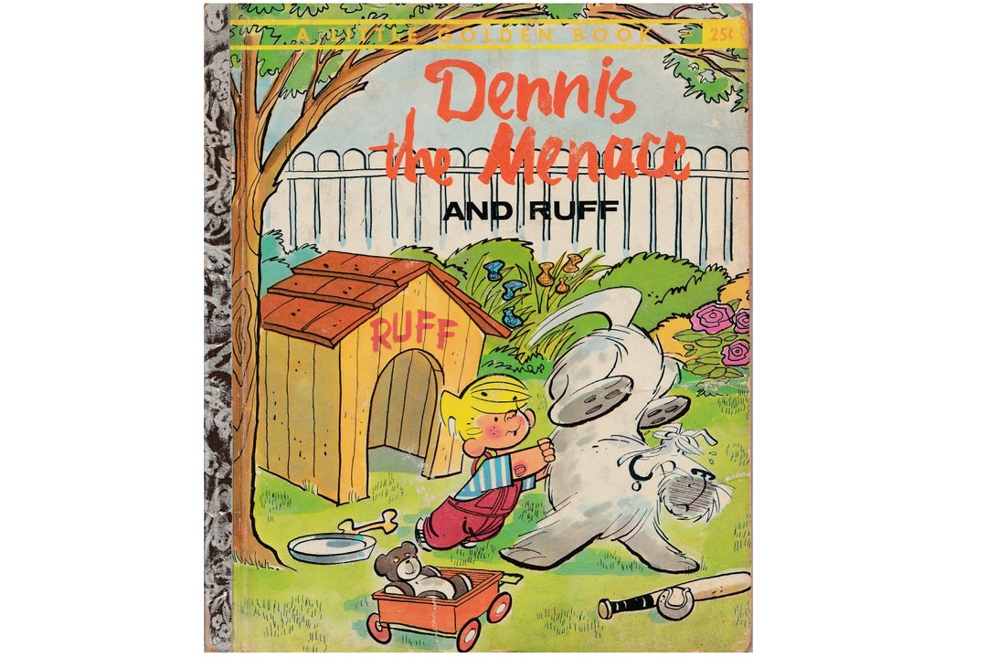 Vintage 1950s Little Golden Book Dennis the Menace and Ruff, Carl ...