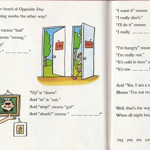 Vintage Childrens Riddle Book Guess A Rhyme, Fill in the Blank Poems ...
