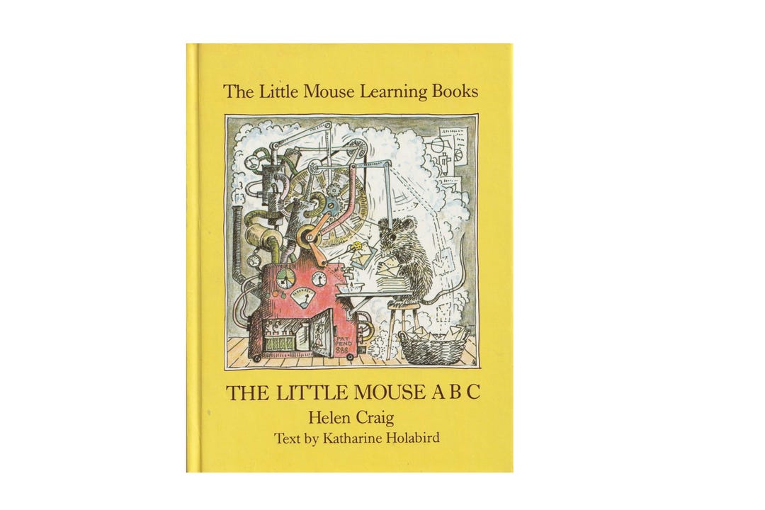 Vintage Little Mouse Learning Books Preschool Childrens Alphabet ...