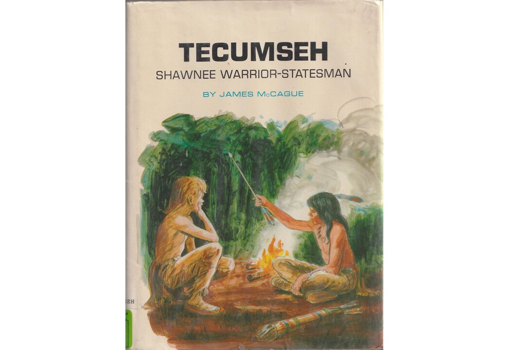 Vintage Childrens Native American Biography Book Tecumseh Shawnee ...