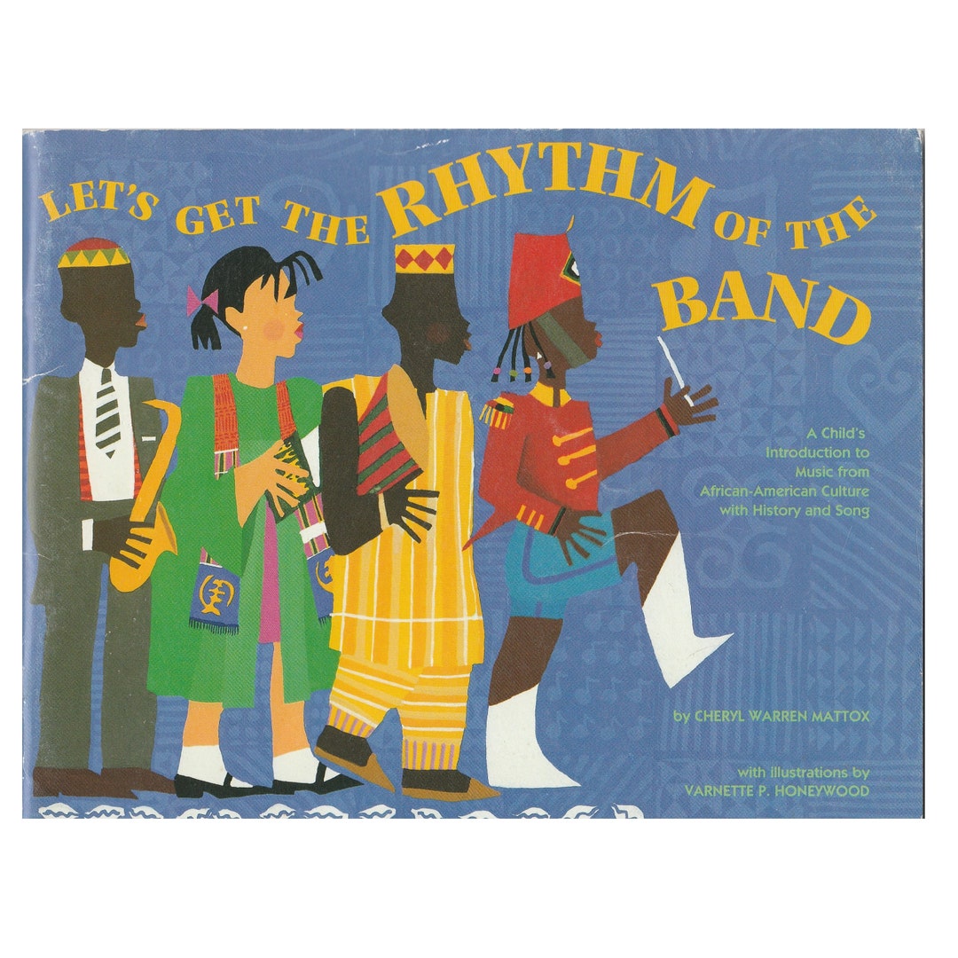 Vintage African American Childrens Book Lets Get the Rhythm of the Band ...