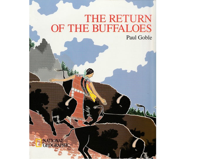 Native American Myth Childrens Picture Book the Return of the Buffaloes ...
