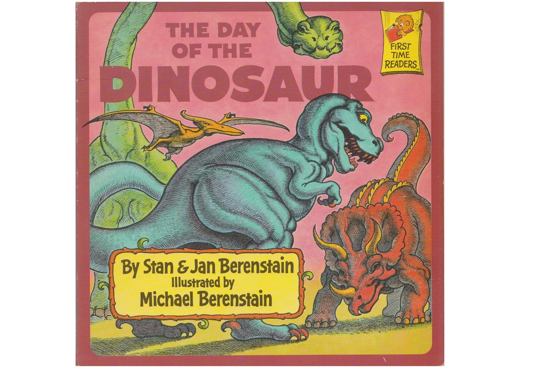 Vintage Preschool Dinosaurs Childrens Picture Book the Day of the ...