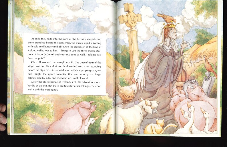 Vintage Childrens Irish Folktale Picture Book the Prince of Ireland and ...