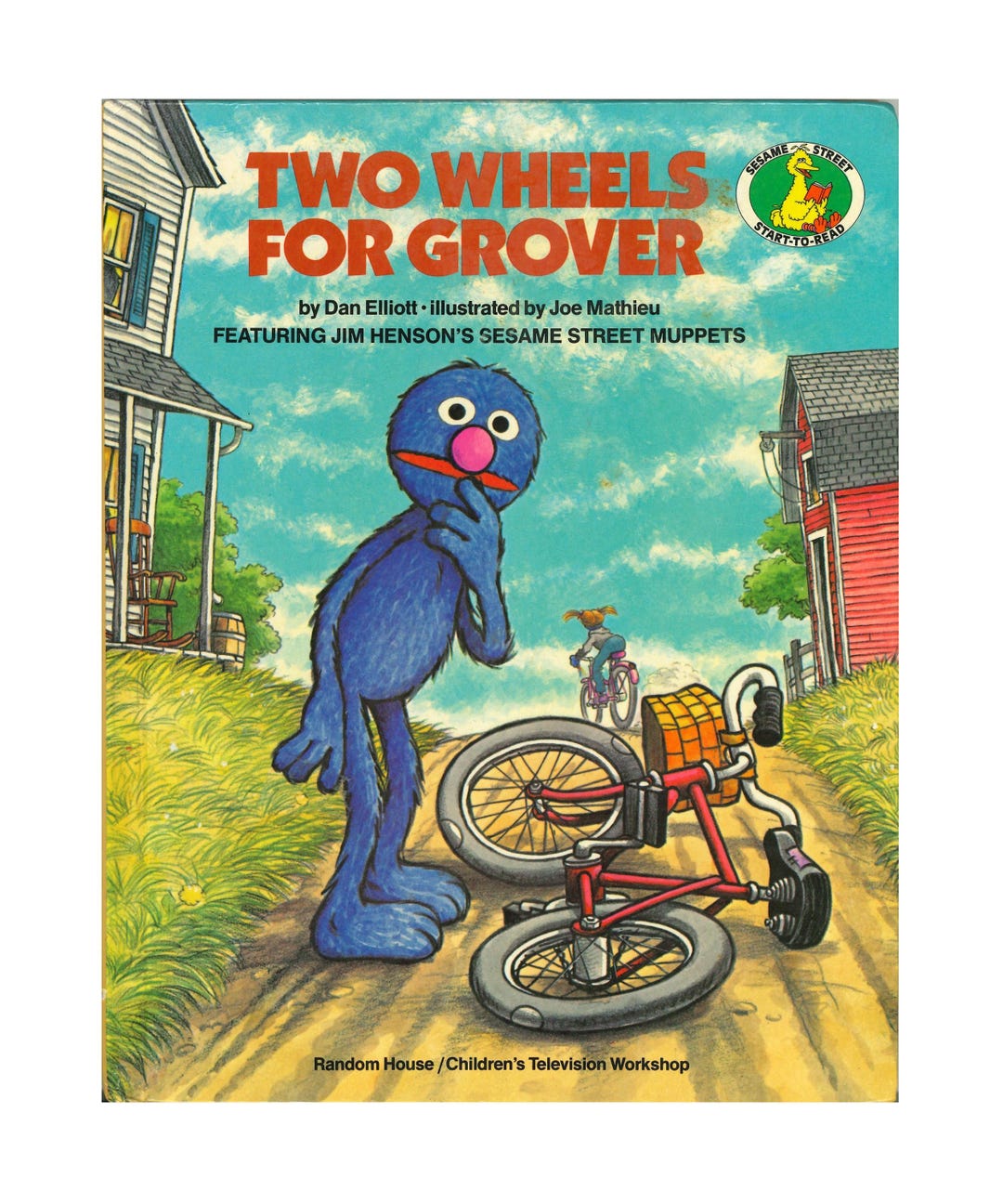 Vintage Sesame Street Childrens First Bike Ride Bicycle Picture Book ...