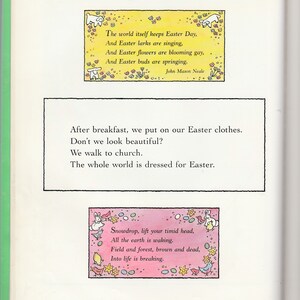 Vintage Childrens Easter Picture Book, Happy Easter Day, Wendy Watson ...