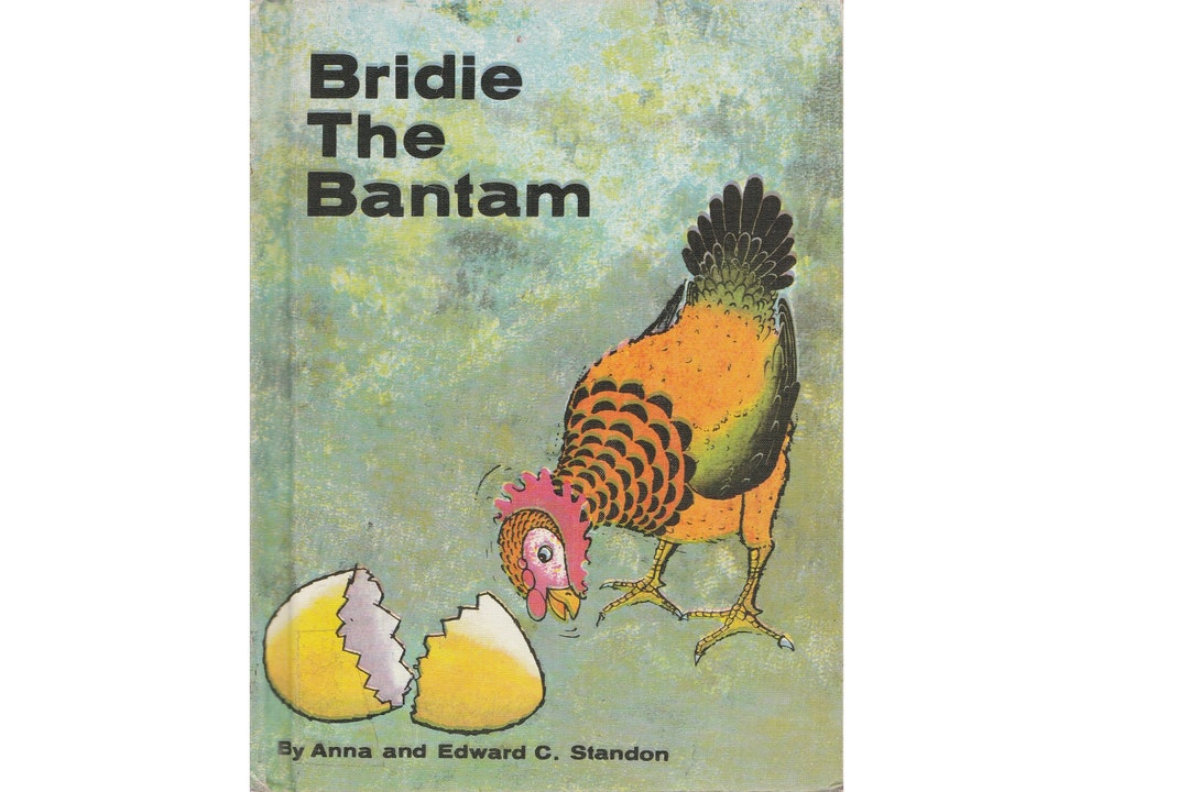 Vintage 1960s Childrens Picture Book Bridie the Bantam, Bantam Chicken ...