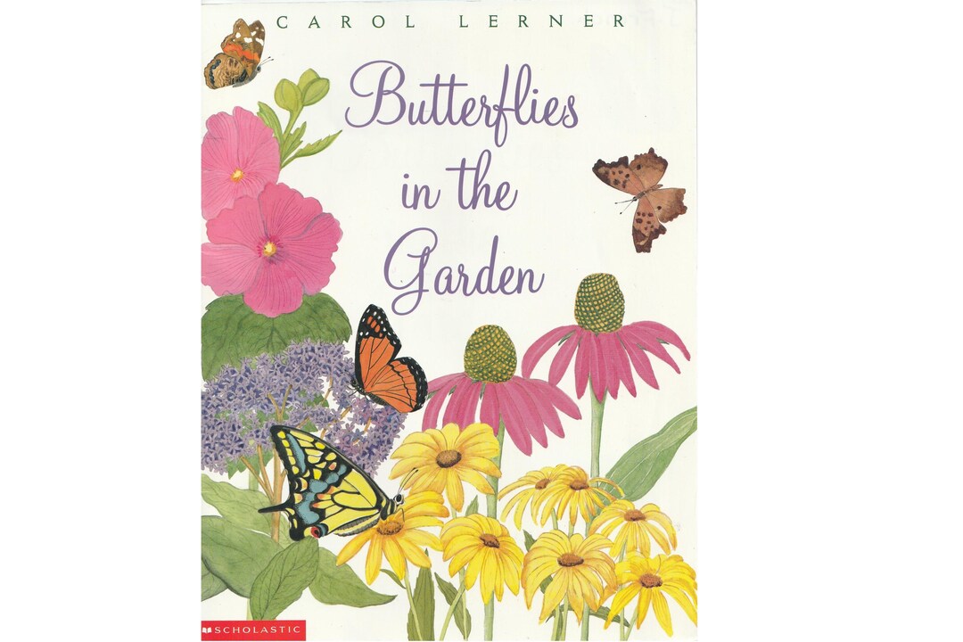 Vintage Childrens Book Butterflies in the Garden, Native Pollinators ...