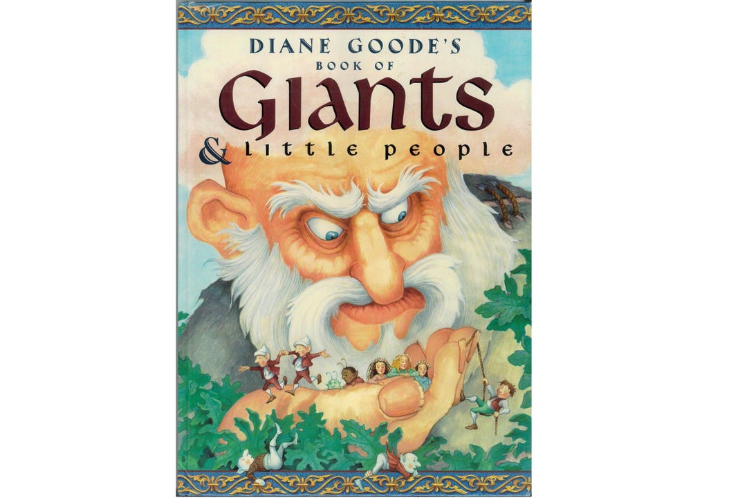 Vintage Childrens Fairy Tale Fantasy Book Diane Goodes Book of Giants ...