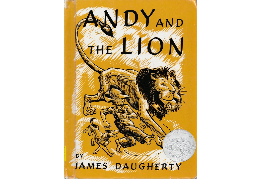 Vintage Caldecott Honor Childrens Picture Book Andy and the Lion by ...