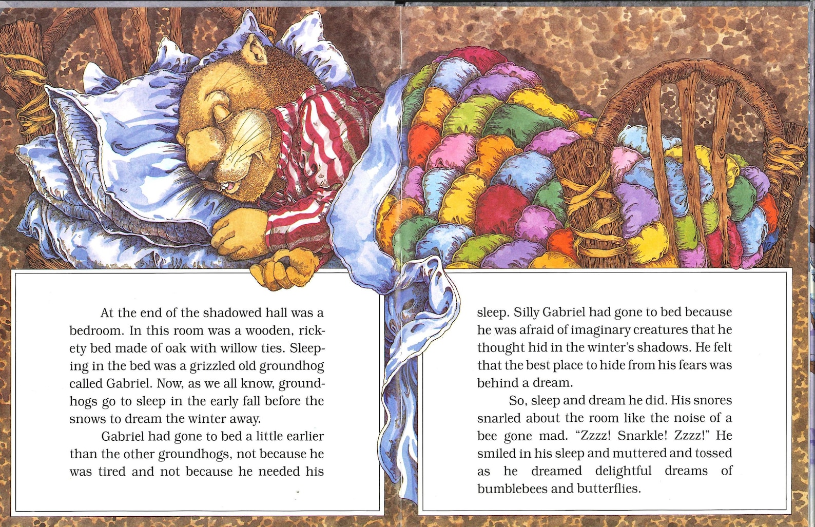 Vintage Groundhog Day Children's Animal Fable Picture Book Shadow ...