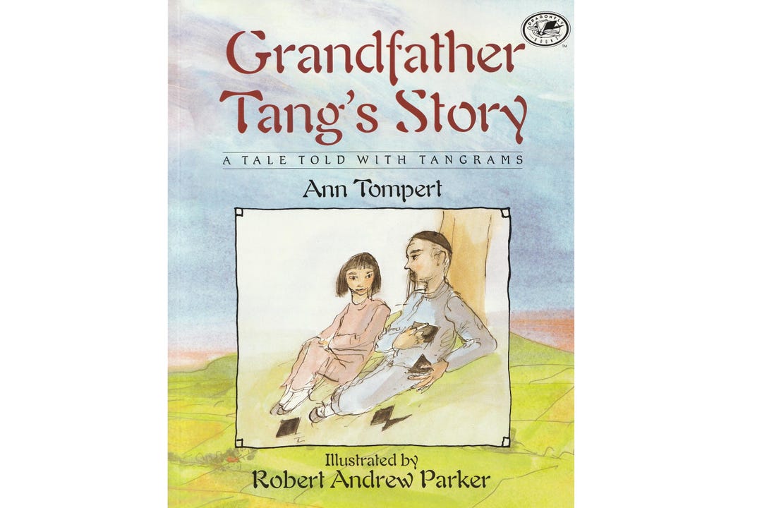 Vintage Chinese Tangrams Childrens Book Grandfather Tangs Story, China ...
