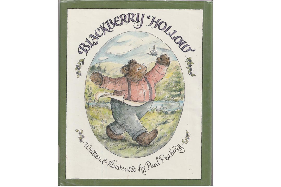 Vintage Childrens Fantasy Book Blackberry Hollow, Paul Peabody, Wind in ...