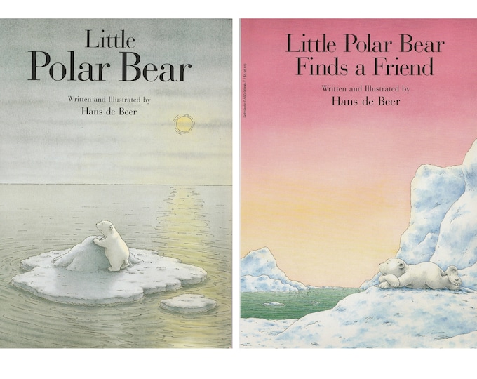 2 Vintage Childrens Picture Books the Little Polar Bear, Little Polar ...