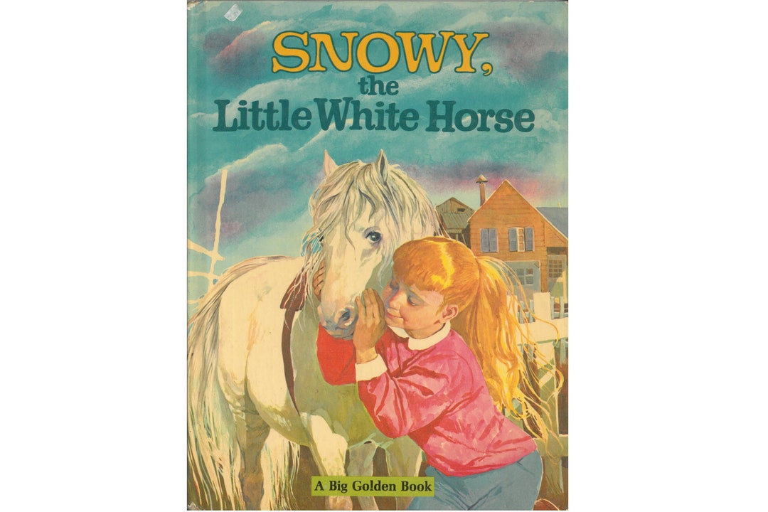 Vintage Big Golden Book Childrens Picture Book Snowy the Little White ...