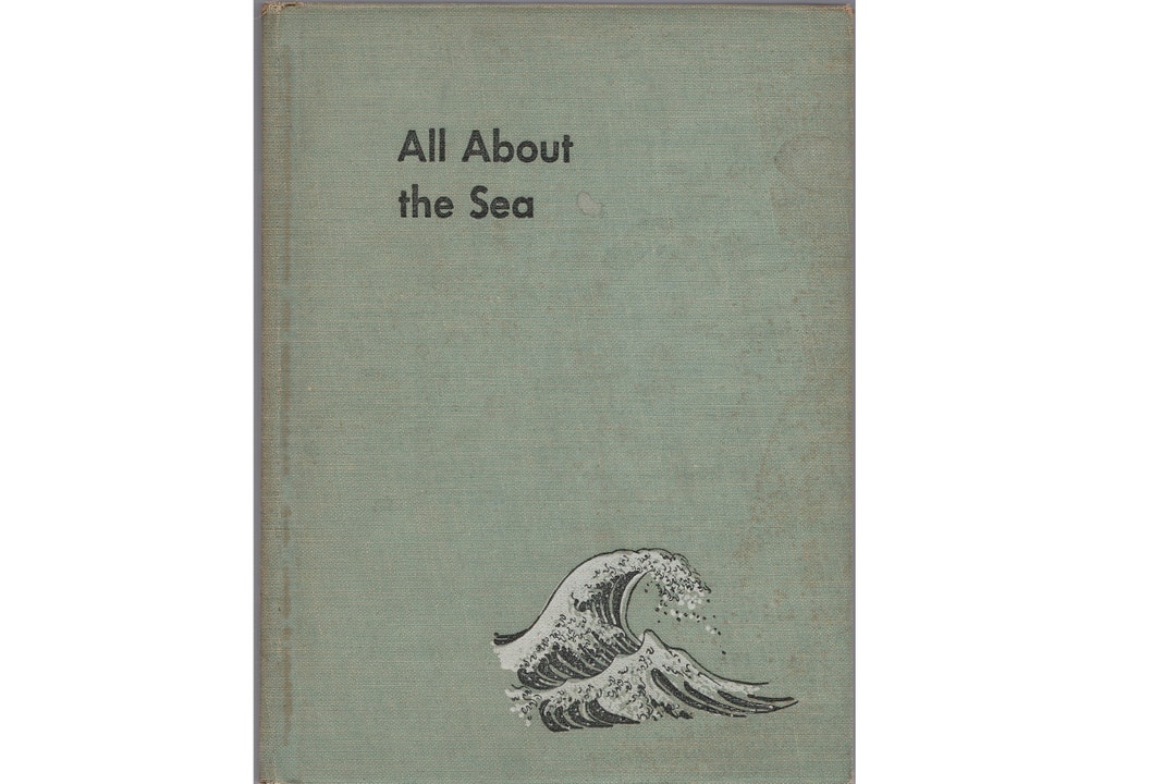 Vintage 1950s Childrens Nonfiction Allabout Book All About the Sea ...