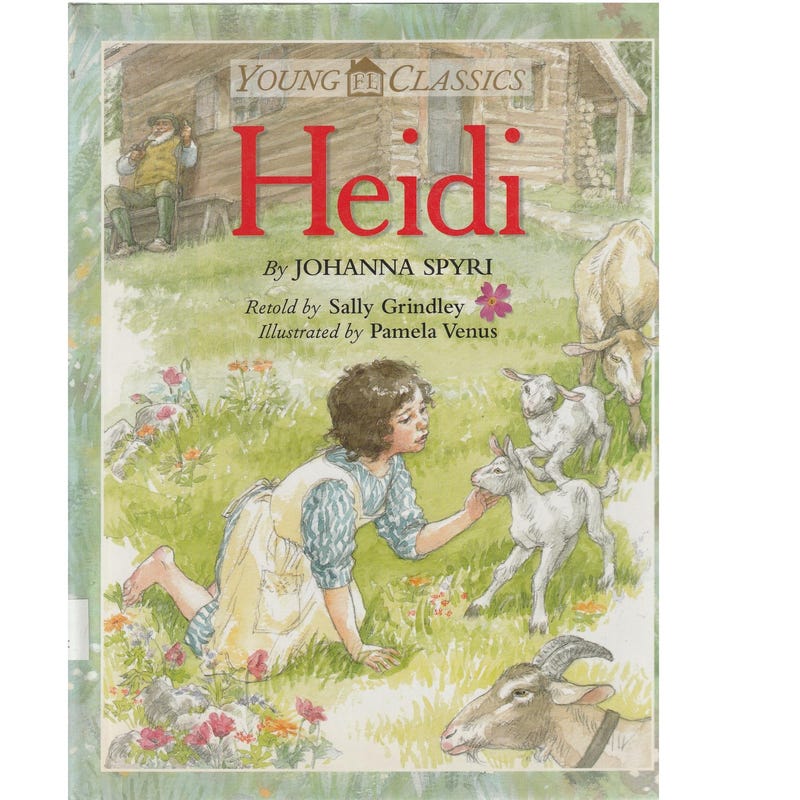 Vintage Heidi Book - Etsy