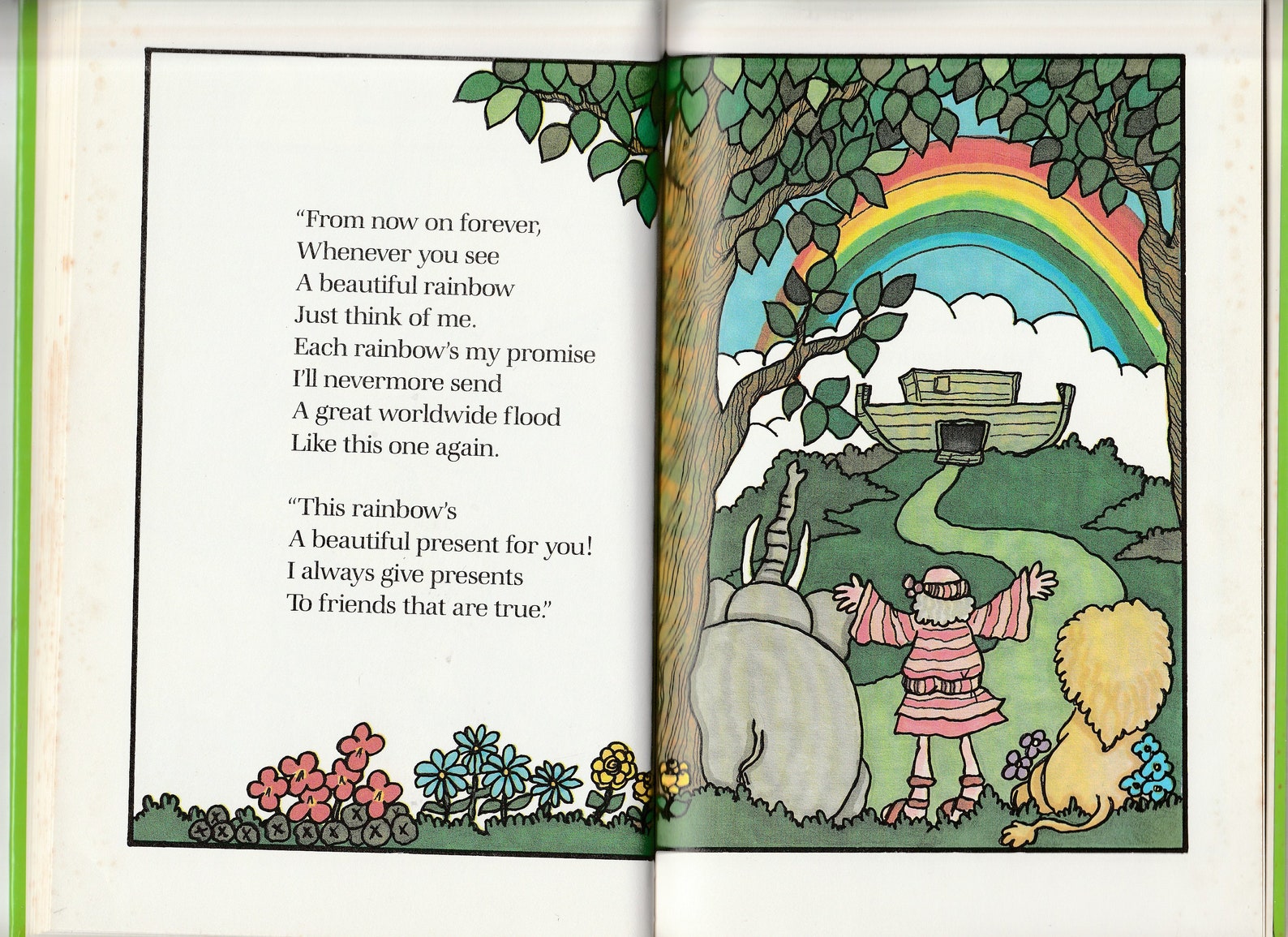 Vintage Noahs Ark Bible Story Picture Book Gopherwood Zoo the | Etsy