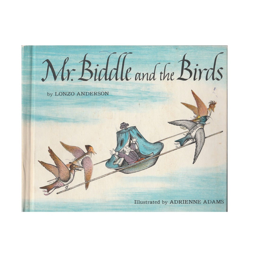 Vintage Adrienne Admas Childrens Pictur Book Mr Biddle and the Birds by ...