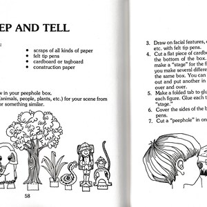 4 Vintage Childrens Craft Books, the Tabletop Learning Series, Easy DIY ...