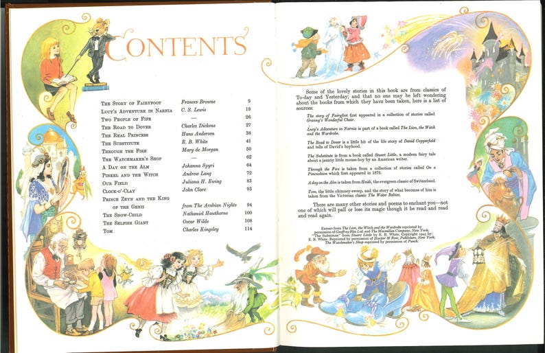 Vintage Childrens Fairy Tales Book Hilda Boswell's Treasury of Children ...