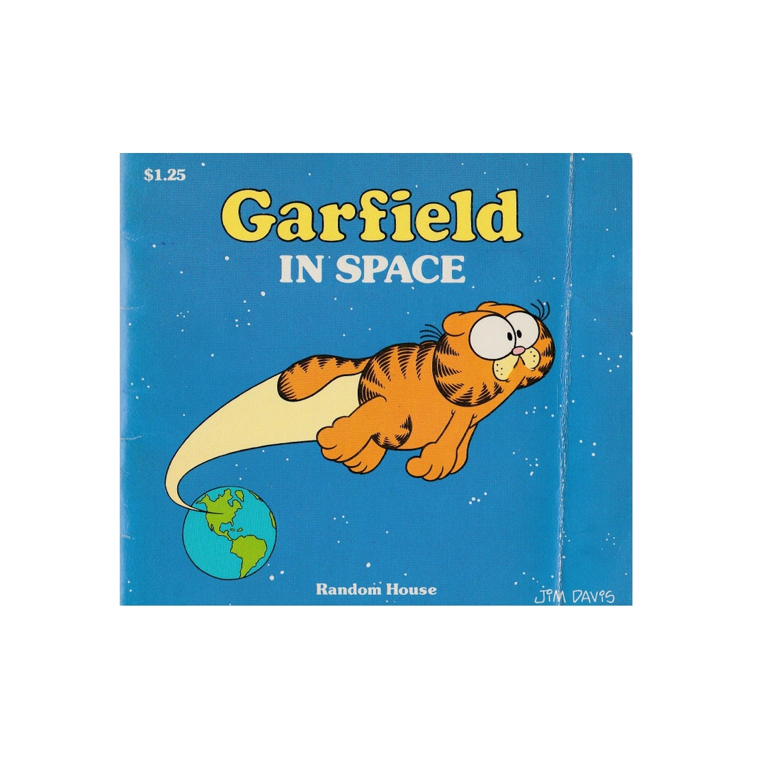 Vintage Garfield the Cat Childrens Picture Book Garfield in Space, Jim ...