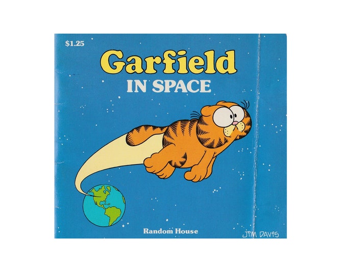 Vintage Garfield the Cat Childrens Picture Book Garfield in Space, Jim ...