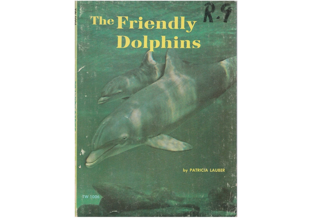 Vintage Childrens Science Book the Friendly Dolphins, Homeschool, SONAR ...