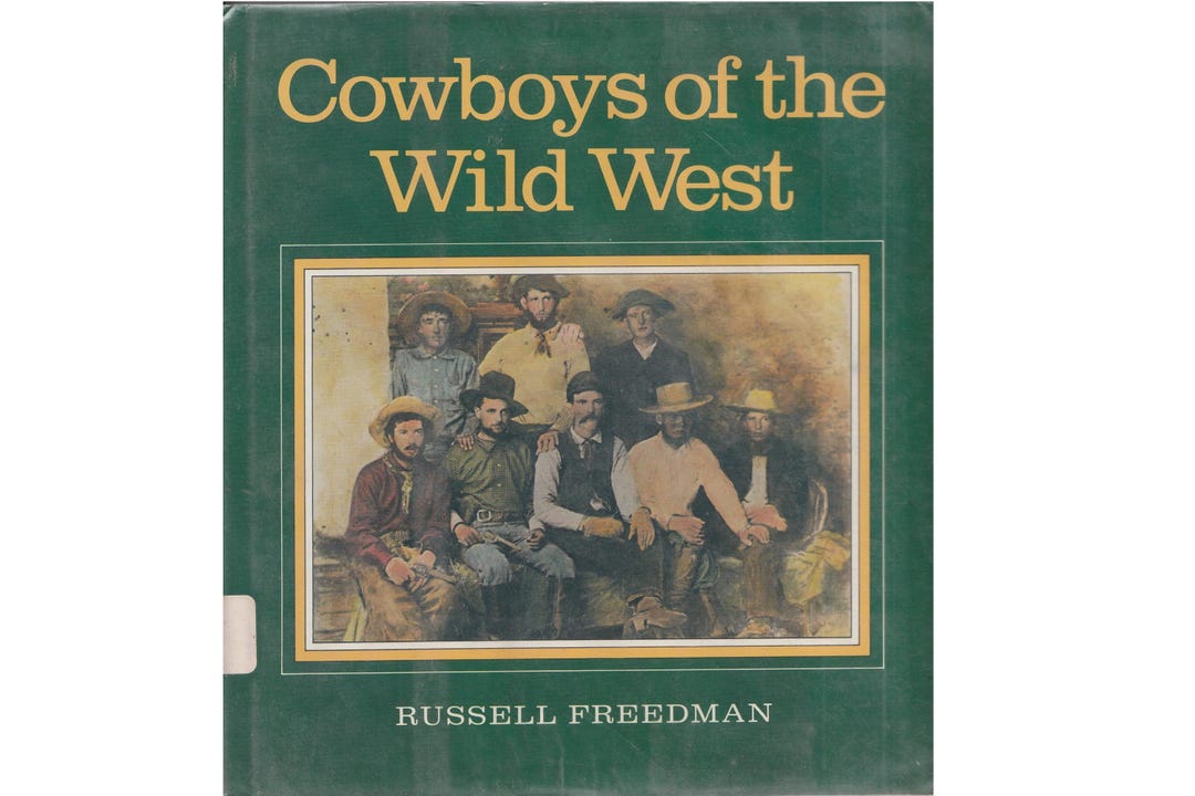 Vintage Childrens Nonfiction Book Cowboys of the Wild West, Western ...