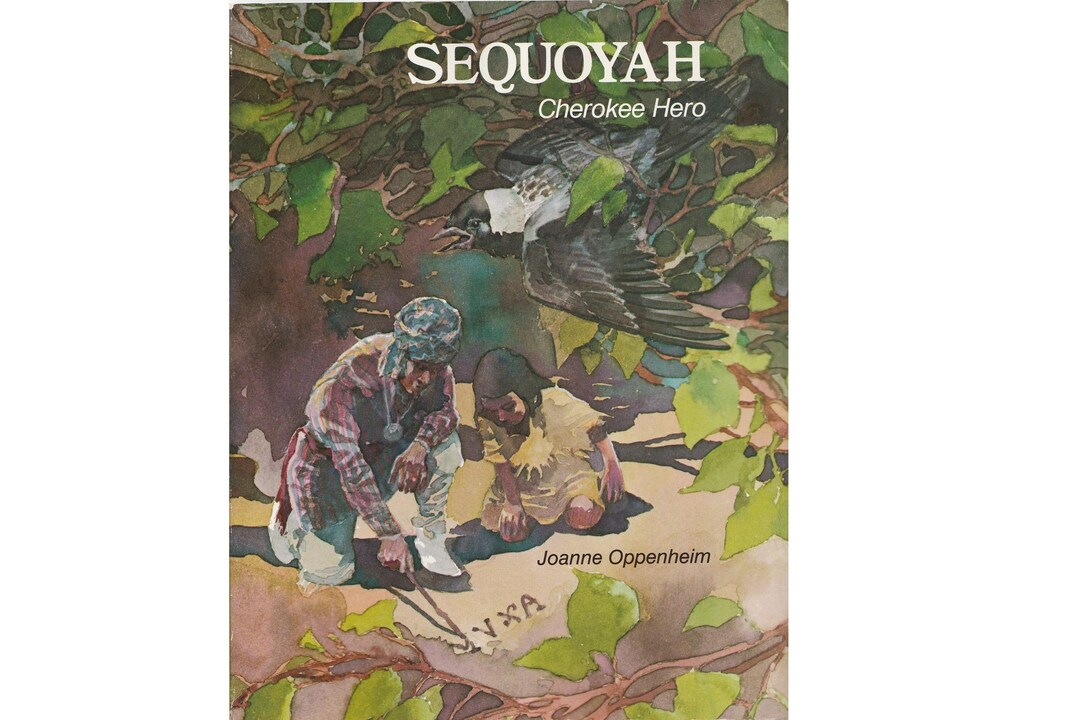 Vintage Childrens Native American Biography Picture Book Sequoyah Cherokee Hero, Written ...