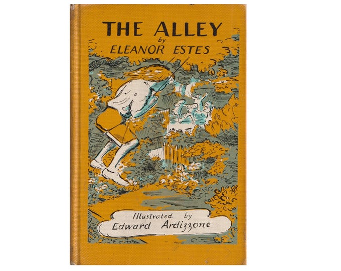 Vintage Eleanor Estes Childrens Book the Alley, Brooklyn Neighborhood ...