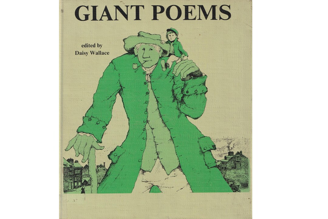 Vintage Childrens Fantasy Poetry Book Giant Poems, Fairy Tale Character ...