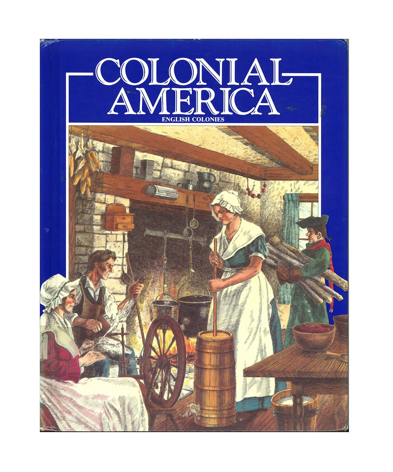Vintage Childrens Early American History British Colonists Nonfiction ...