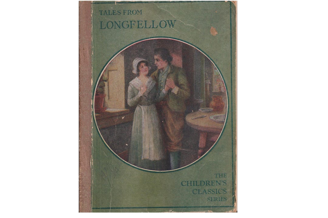 Antique Henry Wadsworth Longfellow Childrens Classic Series Literature ...