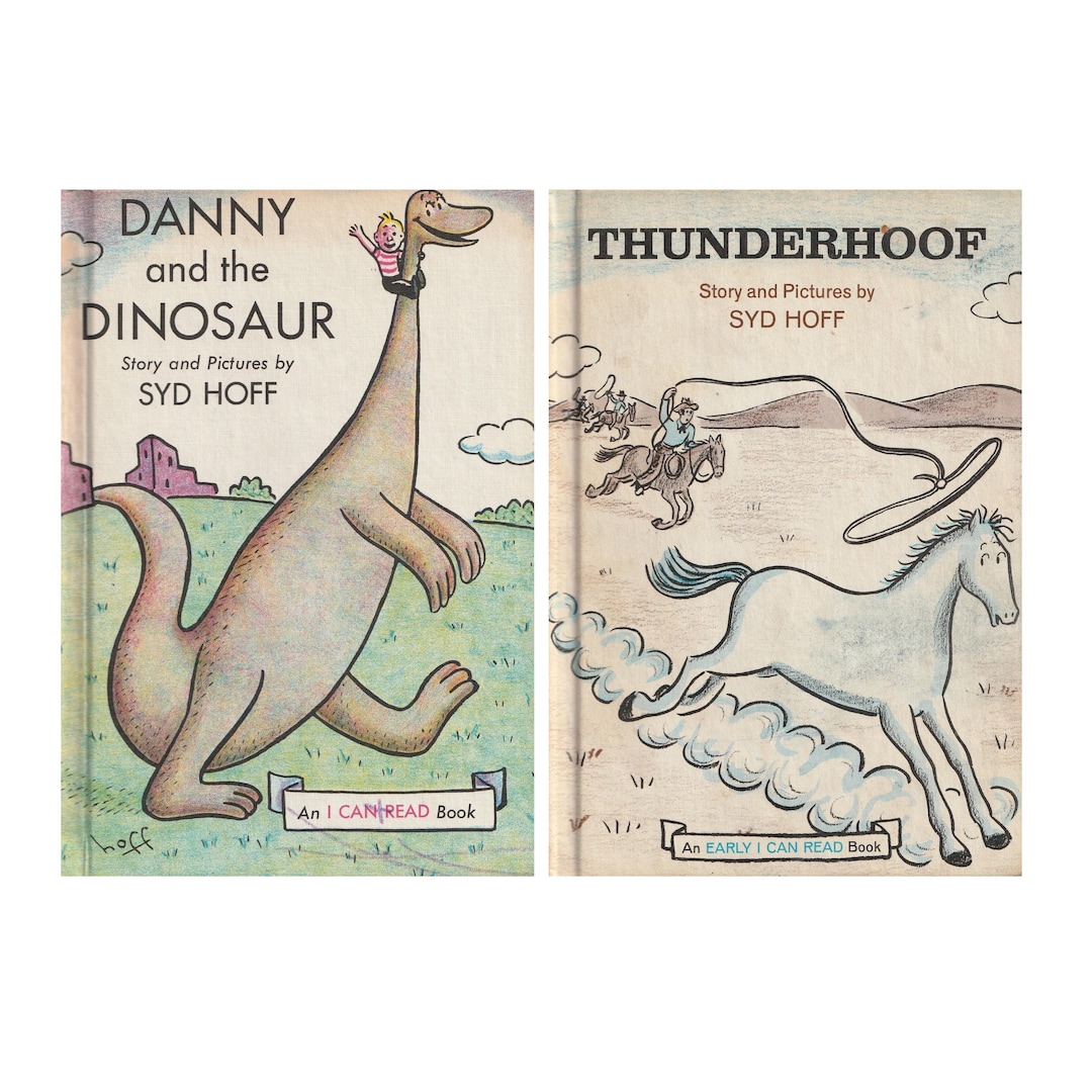 2 Vintage Syd Hoff I Can Read Easy Beginner Reader Childens Books Danny ...