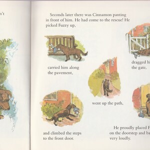 Vintage Childrens Picture Book Fuzzy Rabbit in the Park by Rosemary ...