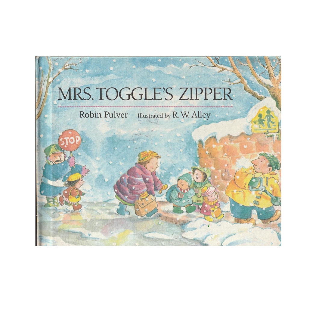 Vintage Childrens Picture Book Mrs Toggles Zipper, Preschool Teacher ...