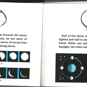 Vintage Lets Read and Find Out Book Childrens Astronomy Book the Moon ...