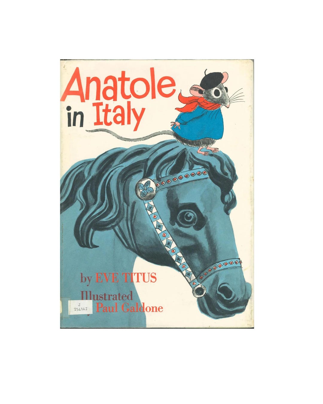 Vintage Childrens Picture Book Anatole in Italy, Eve Titus, French ...