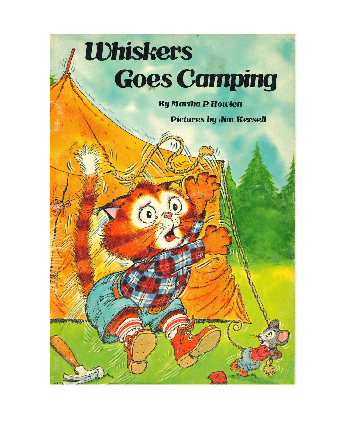 Vintage Childrens Animal Outdoor Nature Tent Camp Adventure Story ...
