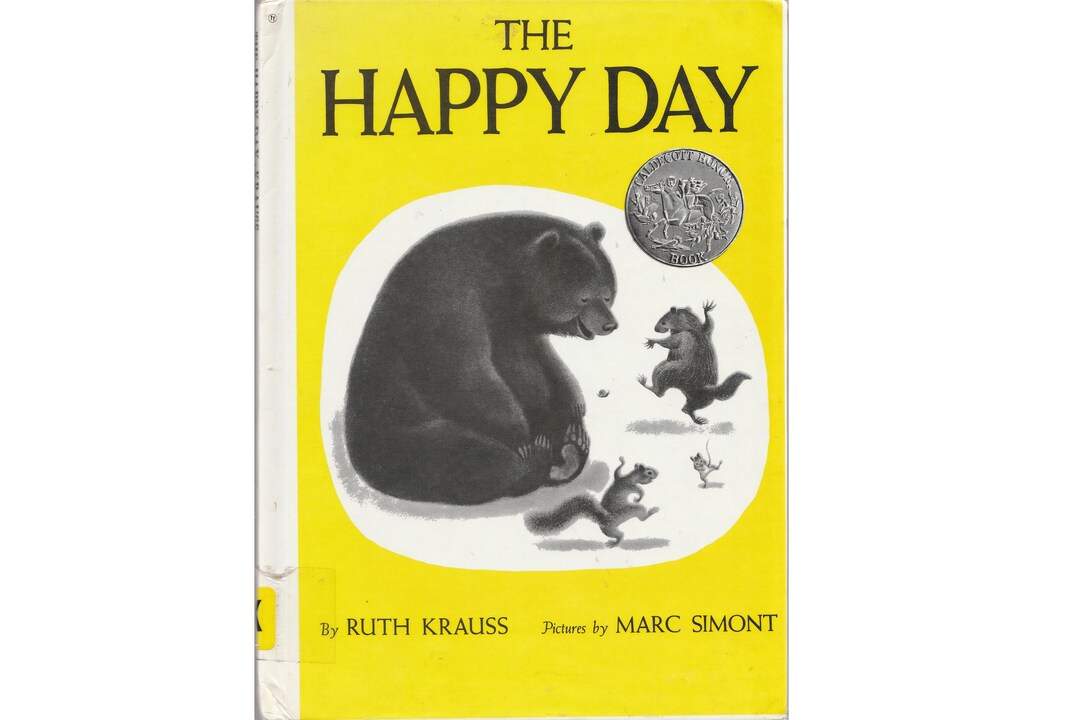 Vintage Preschool Childrens Picture Book the Happy Day by Ruth Krauss ...