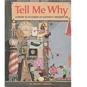 Vintage Childrens Book Tell Me Why Answers to Hundreds of Questions ...