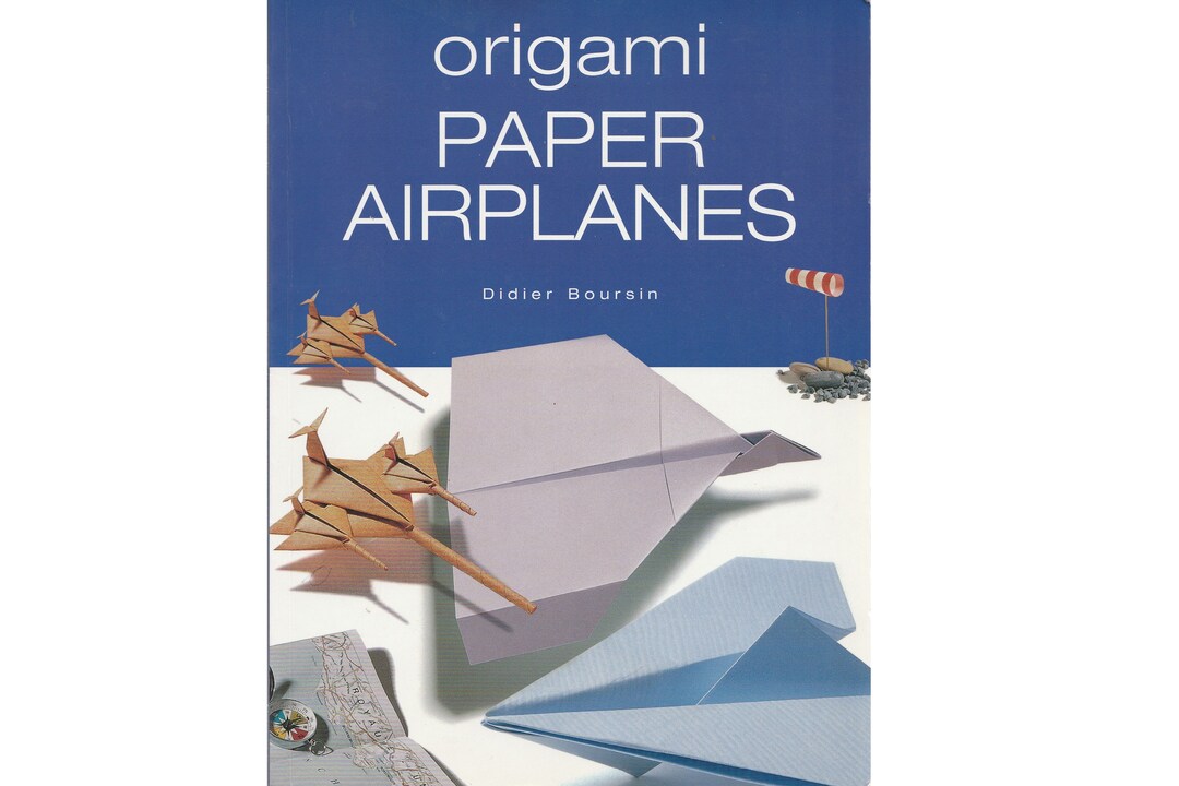 Vintage Origami Paper Art Craft Book Origami Paper Airplanes, Paper ...