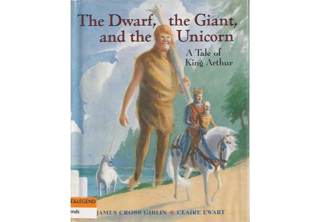 Vintage Medieval Arthurian Legend Childrens Picture Book the Dwarf, the ...