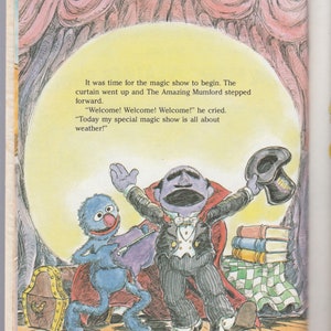 Vintage Sesame Street Childrens Picture Book the Amazing Mumford ...