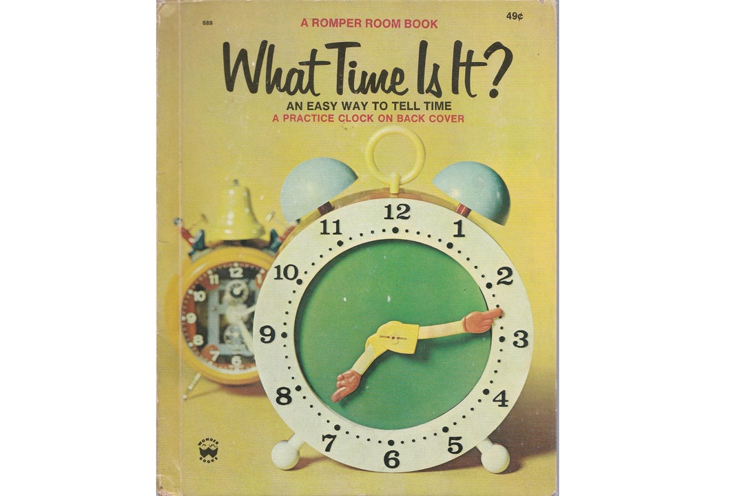 Vintage Wonder Books Romper Room Book Childrens Picture Book What Time ...