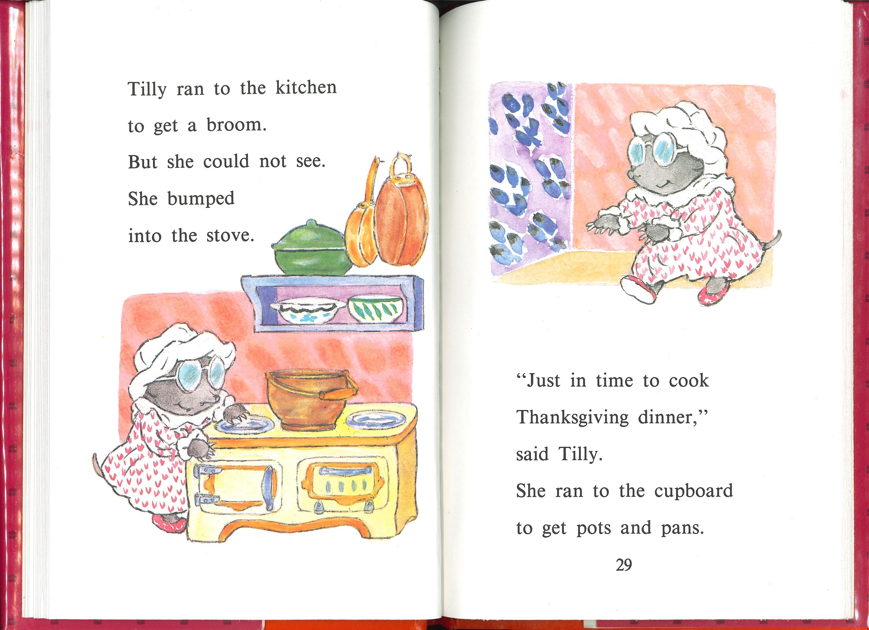 Vintage Childrens Easy Beginner Reader Holiday Dinner Picture Book ...