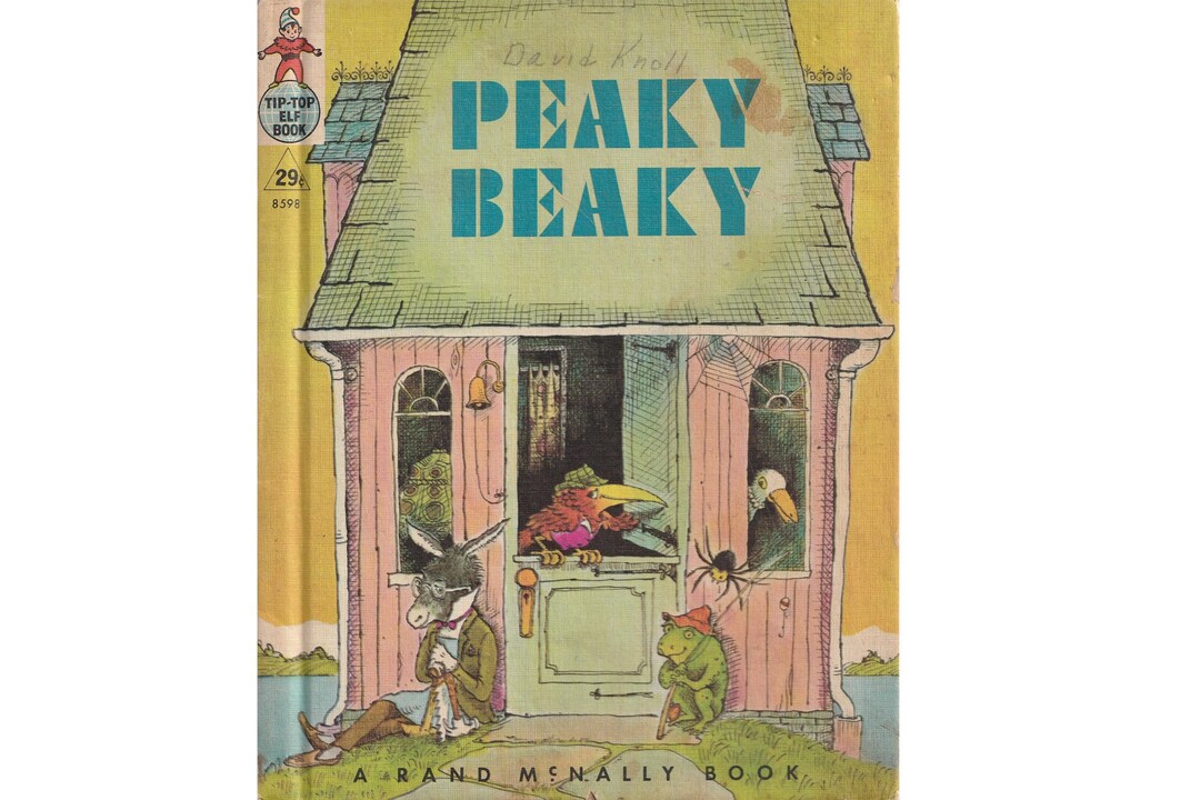 Vintage 1960s Rand Mcnally Childrens Picture Book Peaky Beaky, Exotic ...